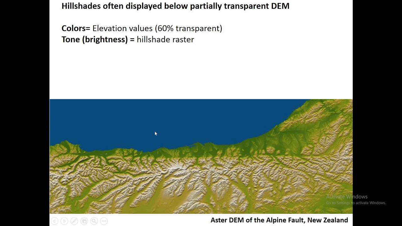 Creating a Hillshade (Shaded Relief) Image in QGIS 3.10 (Lab 8 - V2 ...