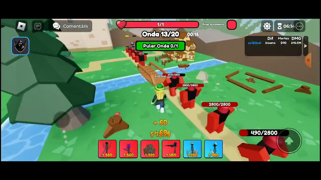 Stickman TD Solo insano! - YouTube