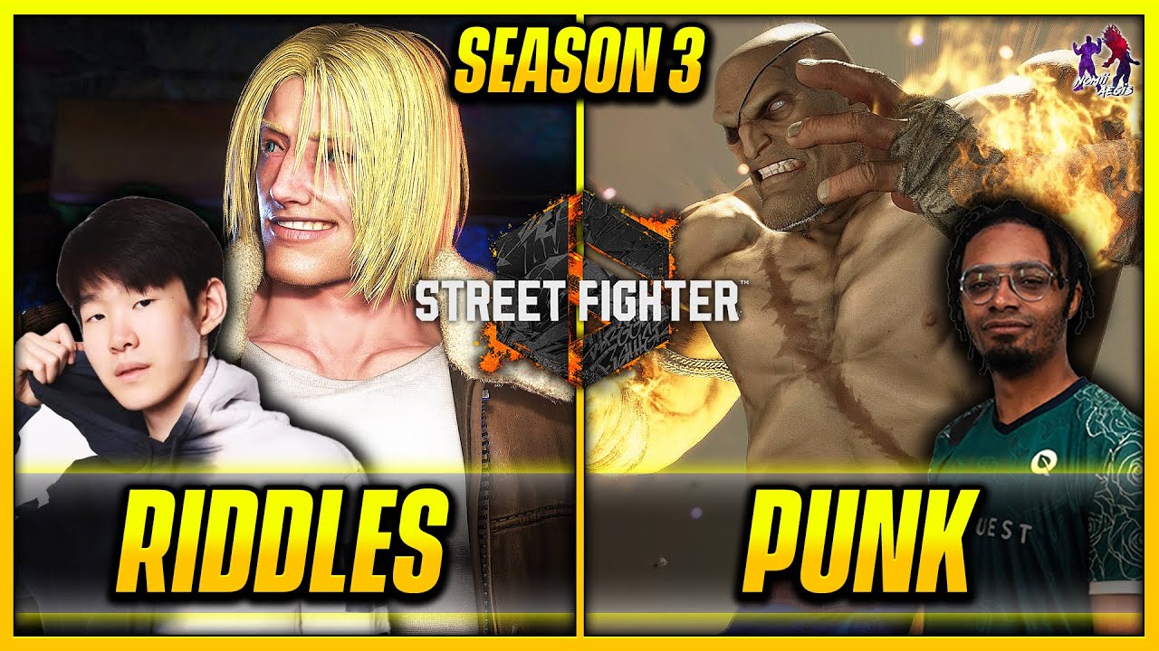 SF6 Punk (SAGAT) VS Riddles (TERRY) Street Fighter 6 High Level ...