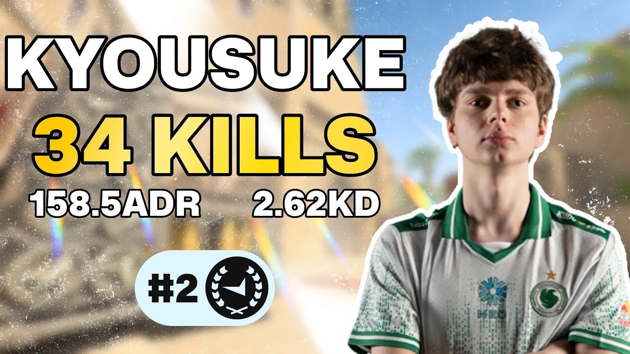 KYOUSUKE 34-13 POV: FACEIT TAKEOVER w/m0NESY (Mirage) | 4939 ELO - YouTube