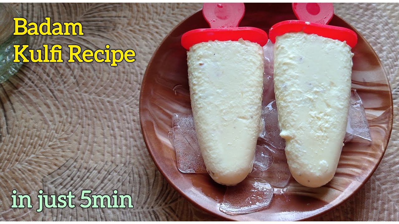 Instant Badam Kulfi recipe || Only 3 Ingredients. - YouTube