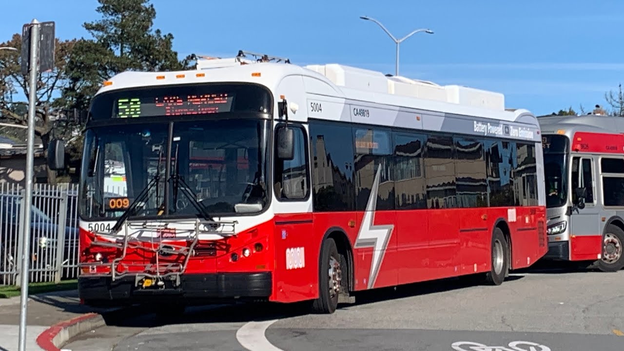 (FULL ROUTE) SF MUNI 2021 BYD K9MD #5004 on 58 Lake Merced - YouTube