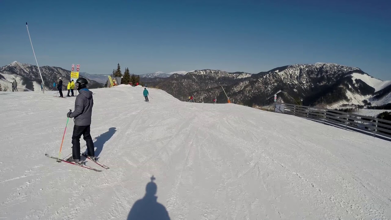 Narty Jasna Chopok 2019 - czerwona trasa 1c, 1b, 1a, 1 - YouTube