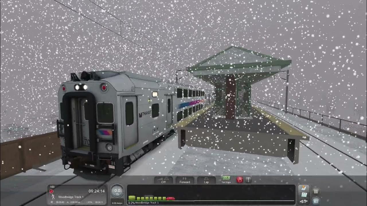 NJ Transit Train 3508 - North Jersey Coast Line - NJT MultiLevel Cab Car - Train Simulator ...