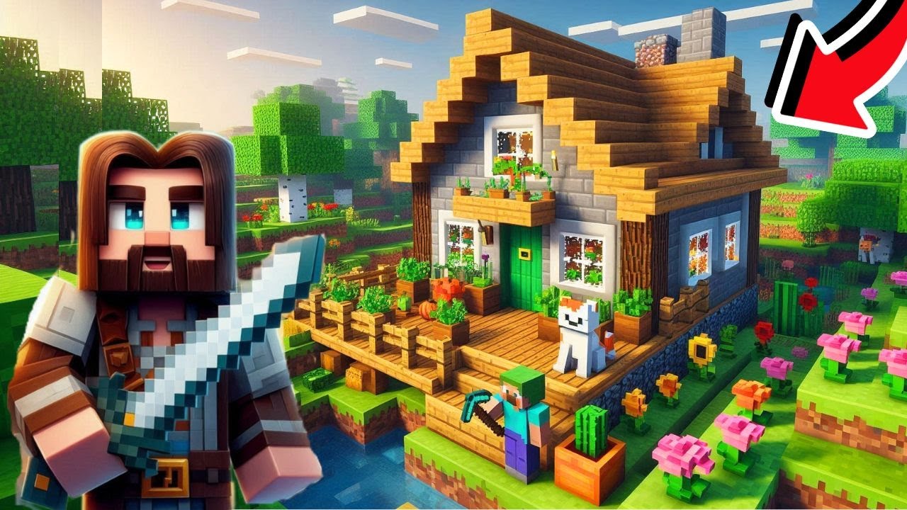 How To Build The Most Beautiful House in Minecraft - YouTube