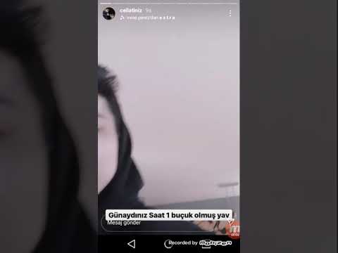 Cellat36 INSTAGRAM HİKAYELERİ/ şarkı söyledi