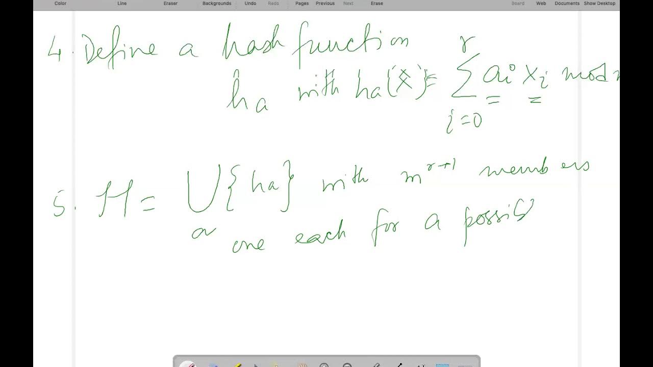 Universal Hash Functions - YouTube