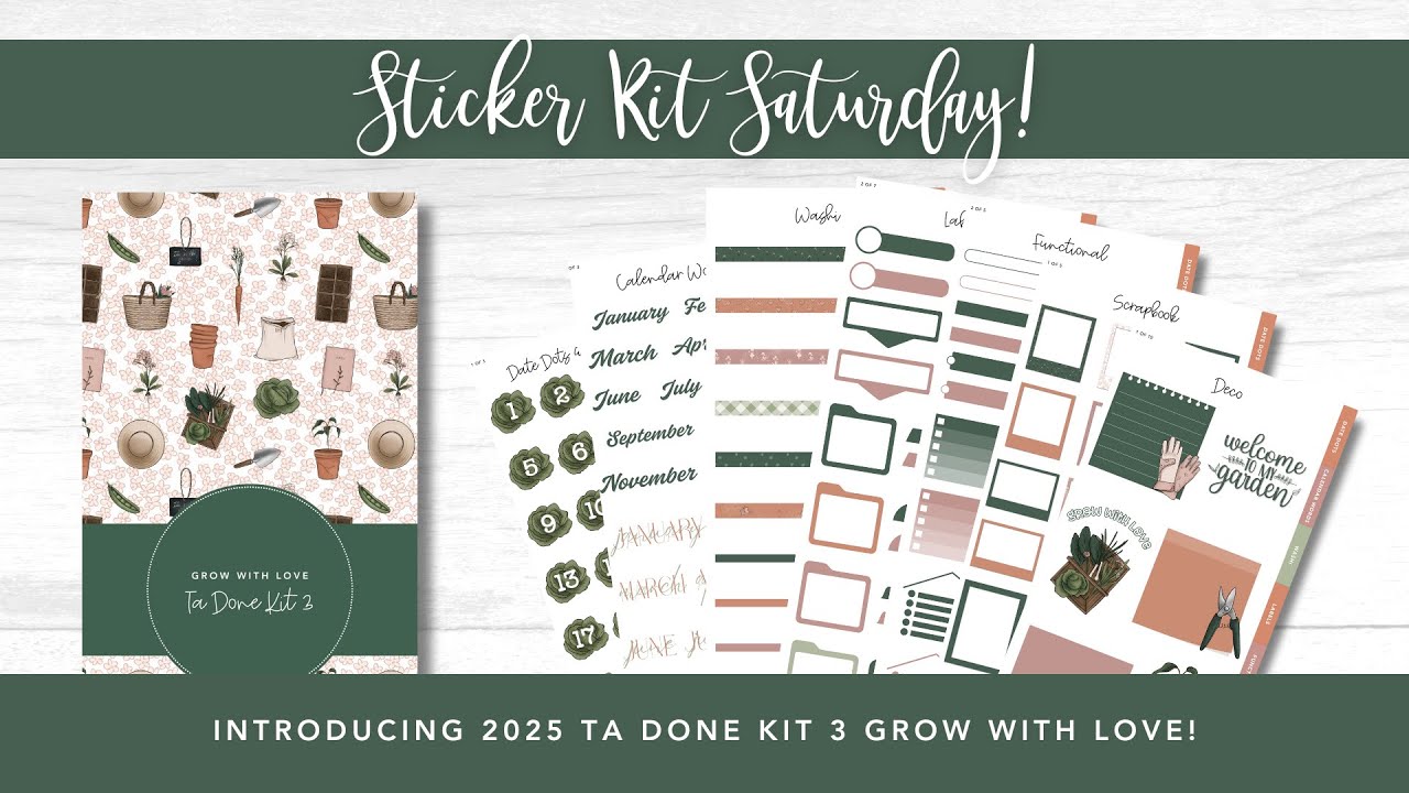 P2P New Releases - Sticker Kit Saturday 🎉 | Ta Done Kit 3 Grow with ...