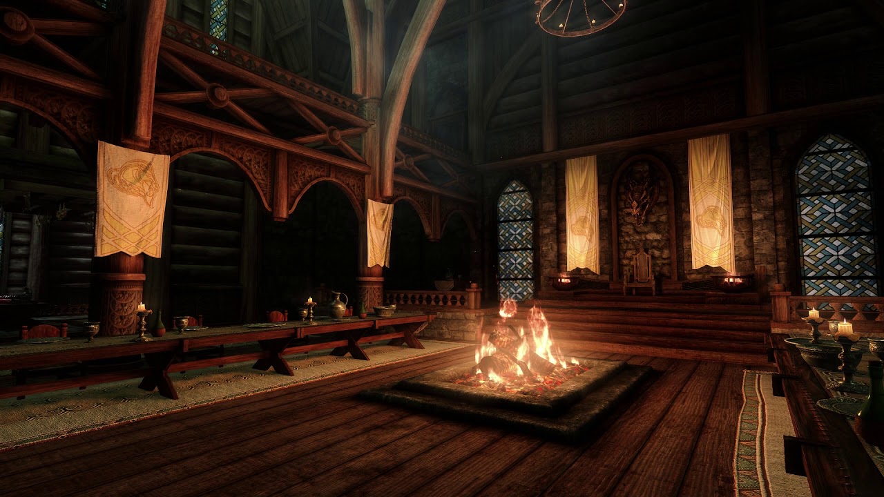 [Danidv] The Elder Scrolls V: Skyrim - Whiterun Dragonsreach interior ...