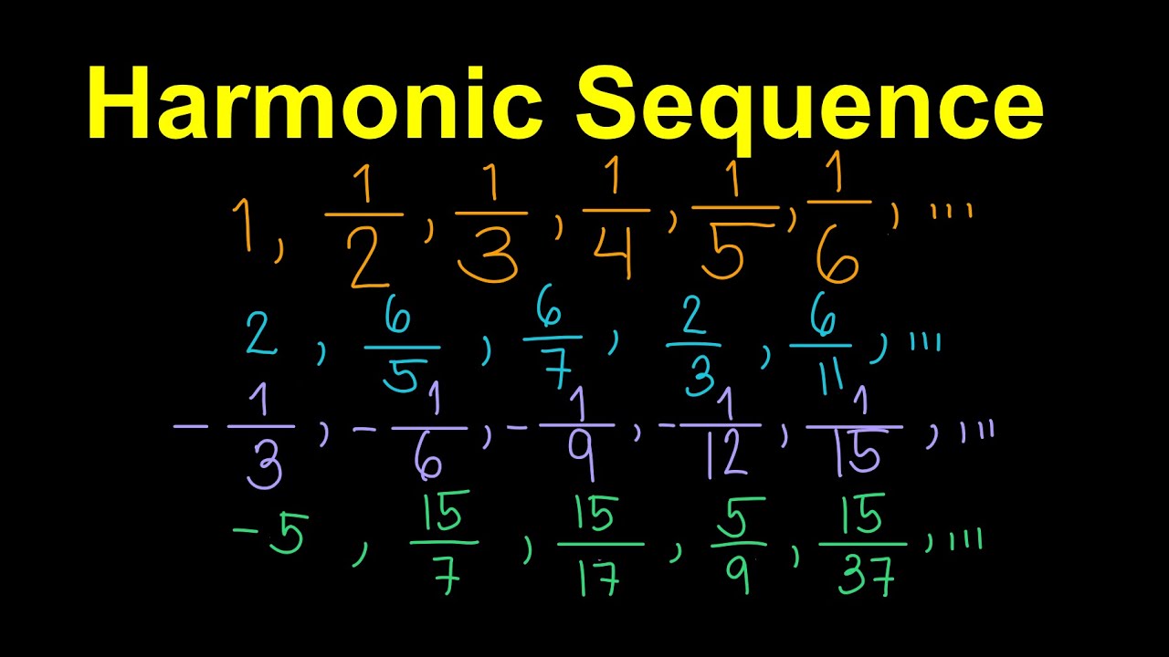Harmonic Sequence Tagalog Filipino Math YouTube Harmonic Sequence Tagalog Filipino Math YouTube