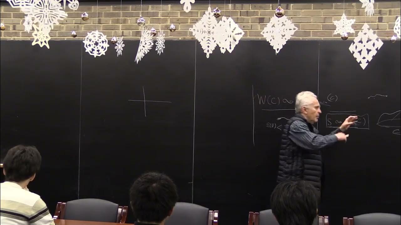 Lecture 20 of Polyakov's Course on String Theory - YouTube