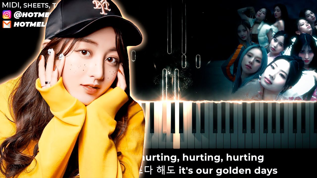 TWICE ONE SPARK piano karaoke instrumental cover - YouTube