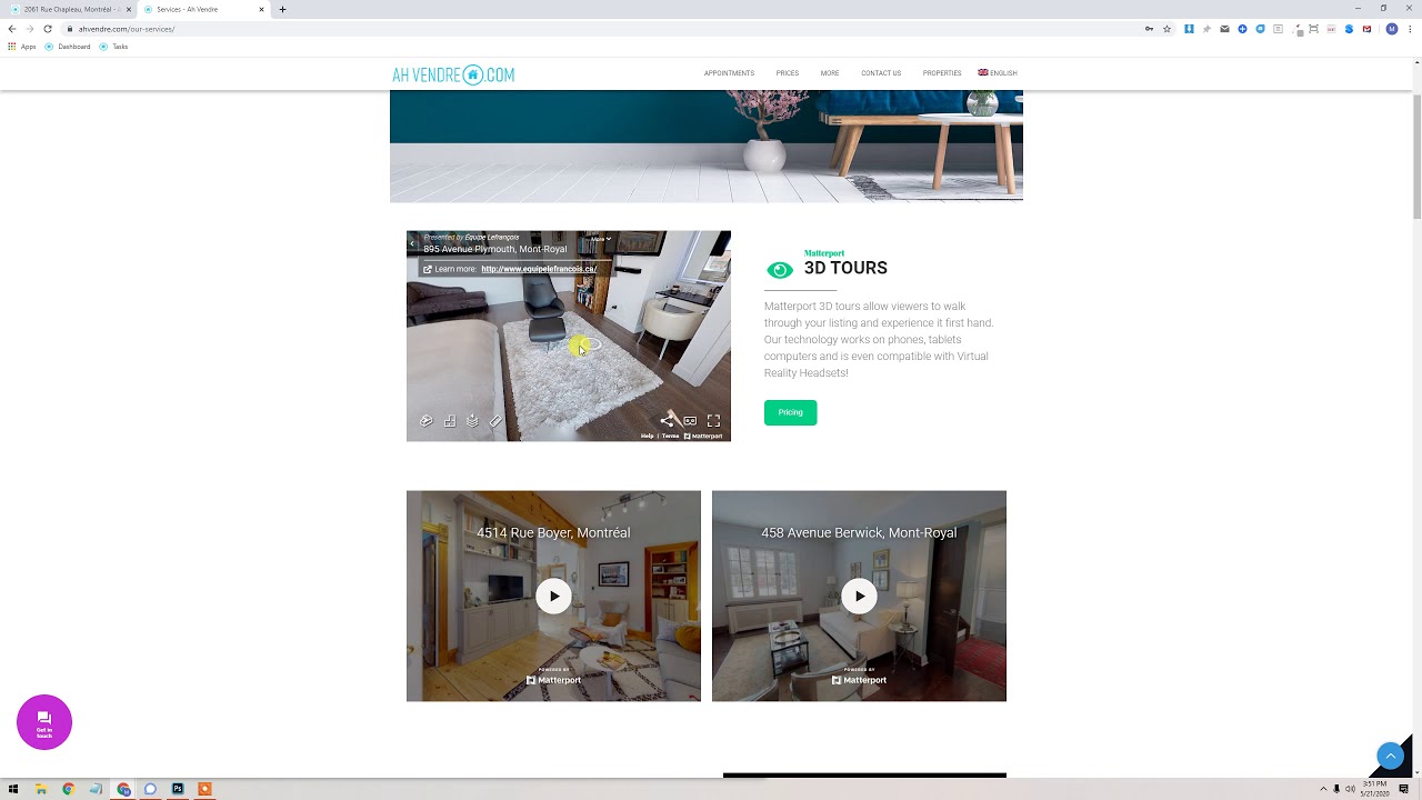 How to view a 3D matterport tour in your browser - YouTube