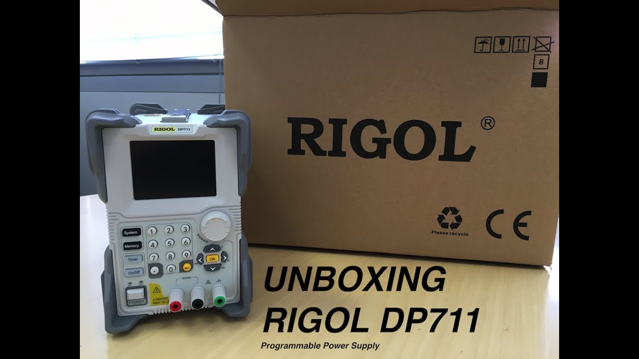 Unboxing RIGOL DP711 Programmable Power Supply - YouTube