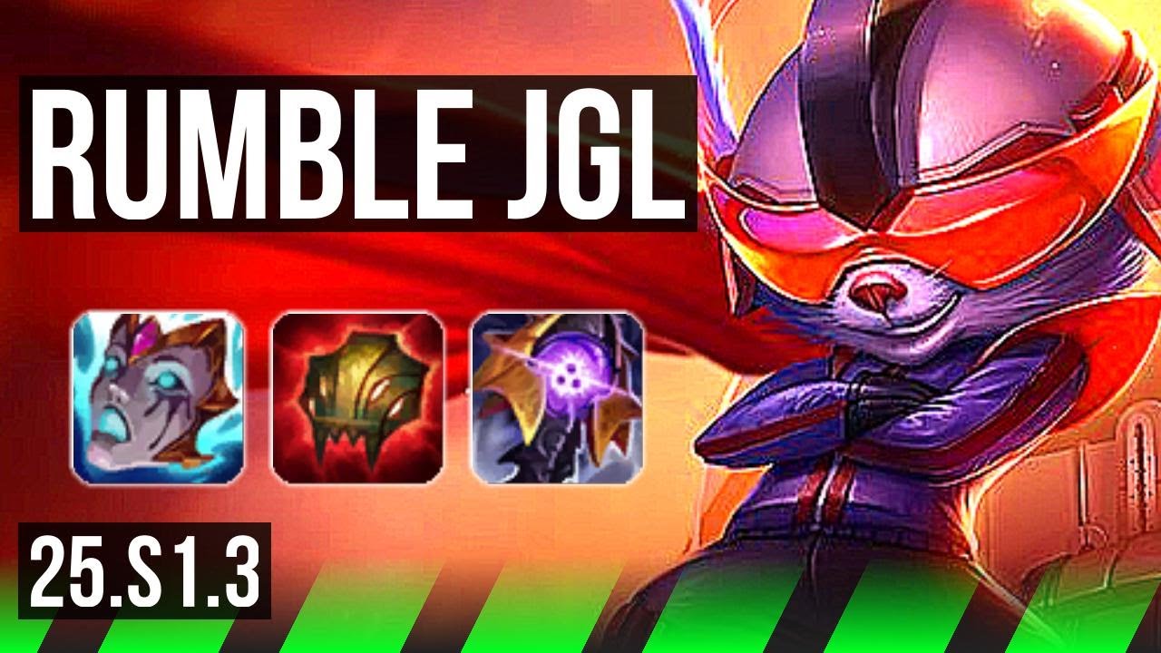 RUMBLE vs ZAC (JGL) | Comeback, 12/3/16, Godlike | EUW Master | 25.S1.3 ...
