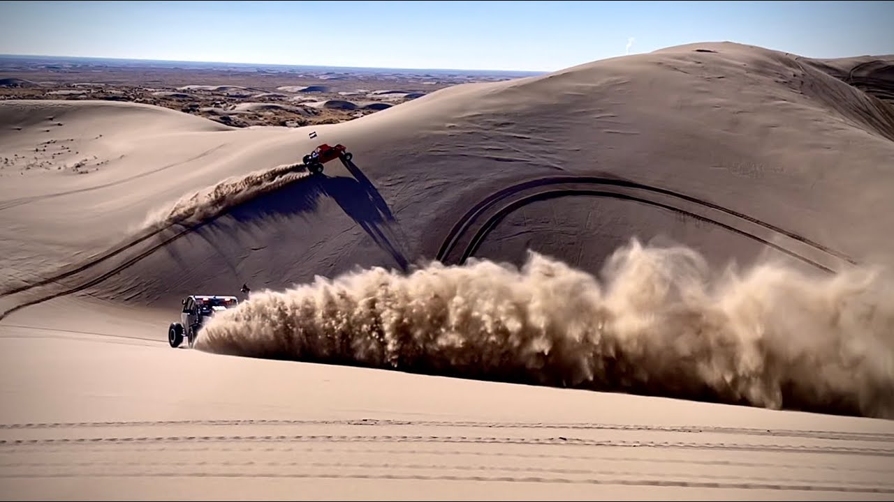 POV Long travel Mazzone through Little Sahara Utah dunes - YouTube
