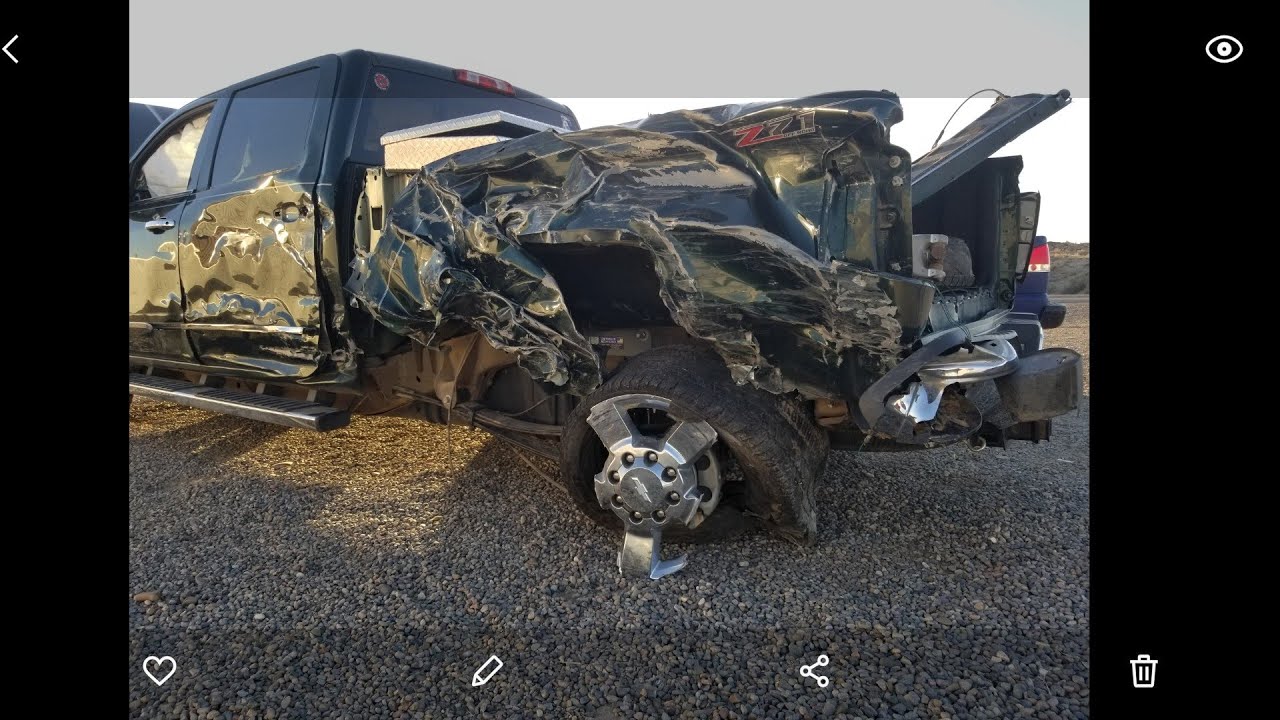 2015 chevy Silverado salvage totaled truck. part:1 - YouTube