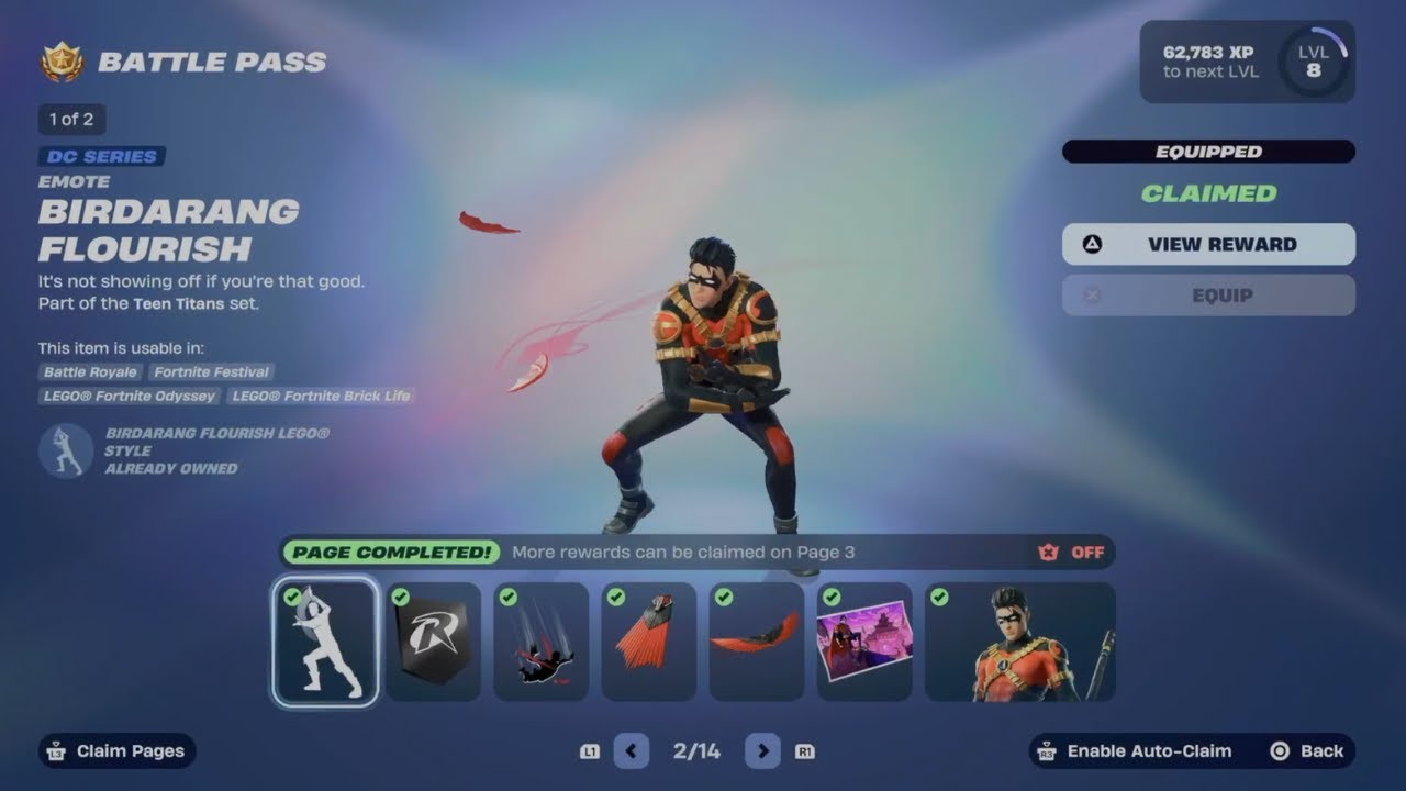 How to Unlock Birdarang Flourish Emote in Fortnite | Battle Pass ...