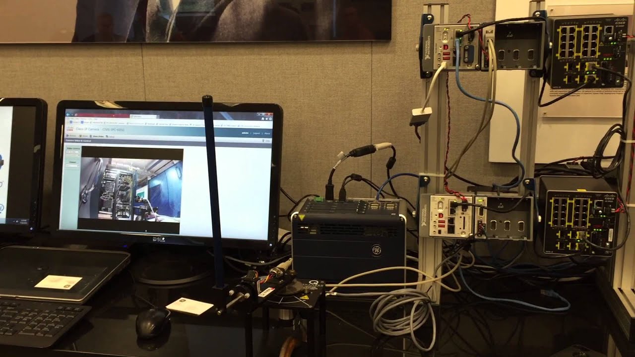 Controls system demo on high speed fiber optic line - YouTube