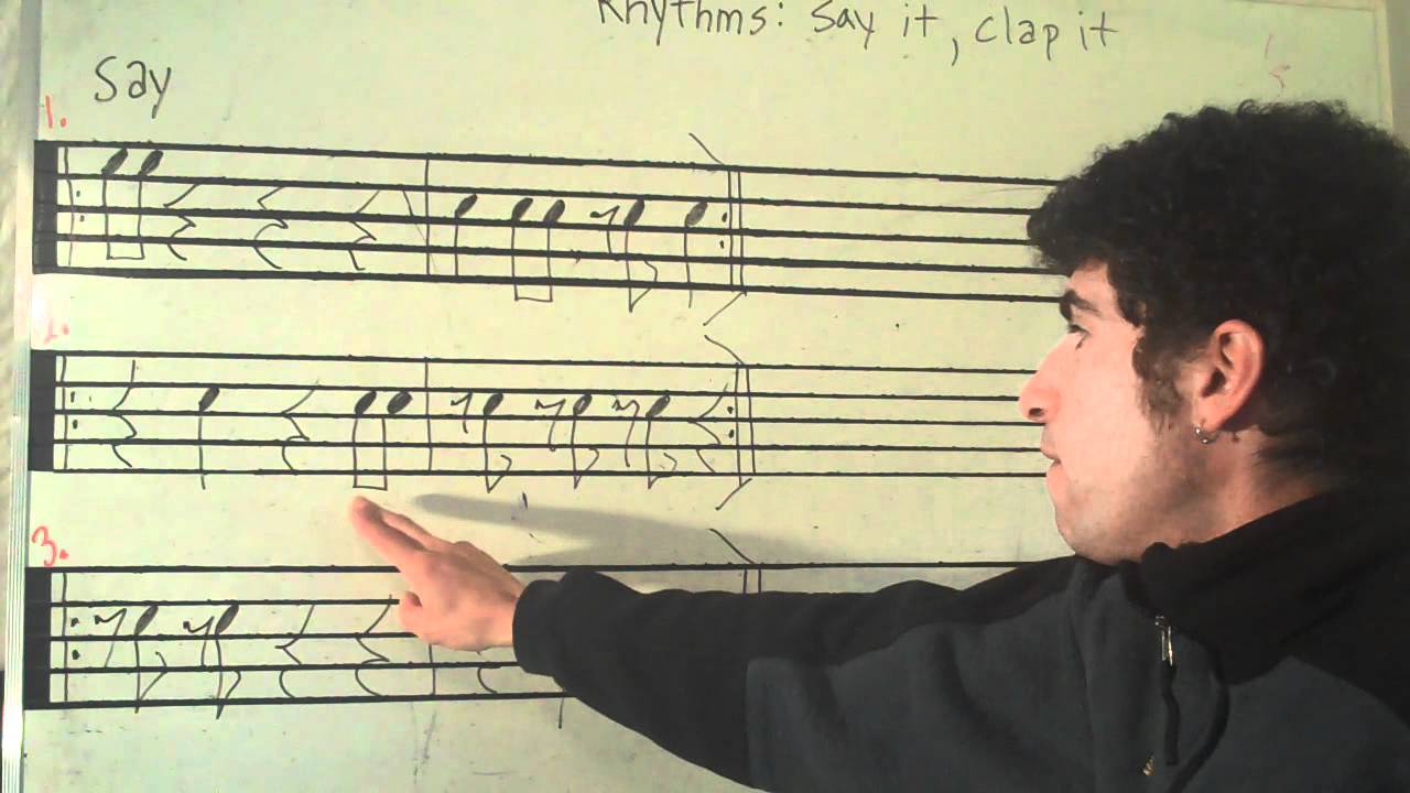 Counting Rhythms: Say & Clap Video 5 - YouTube