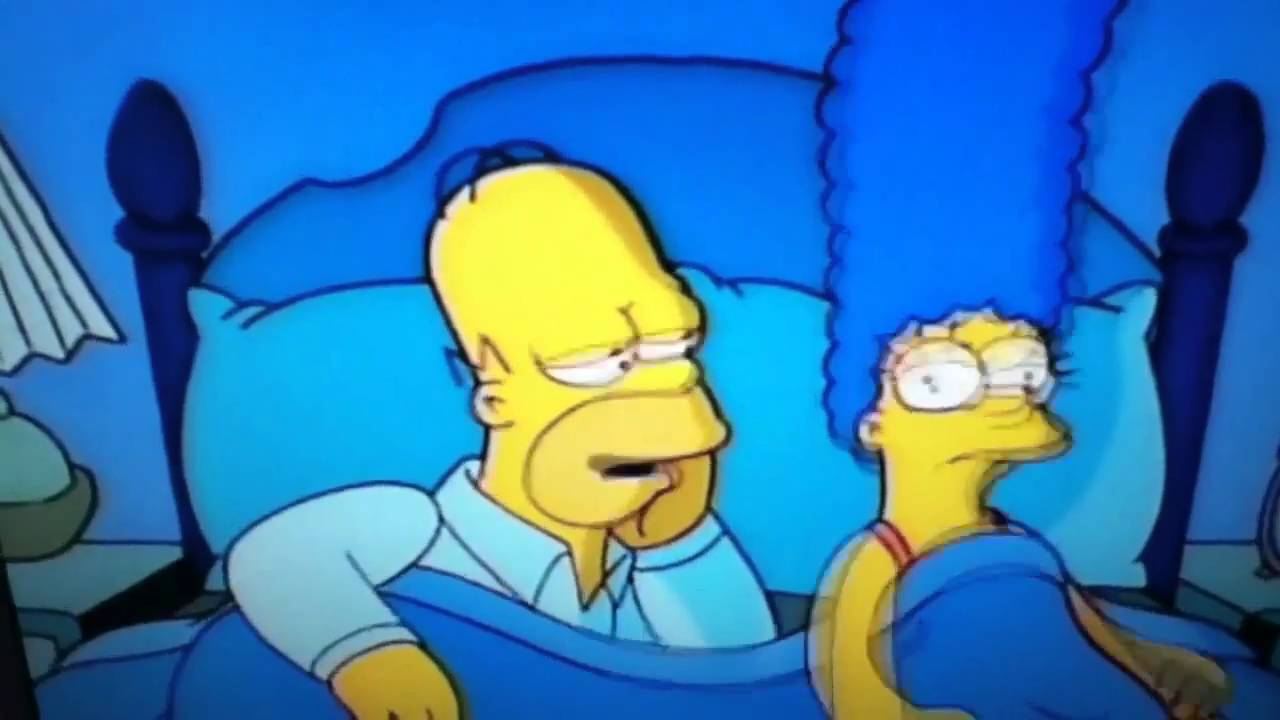 Homer&Marge LET'S SNUGGLE - YouTube