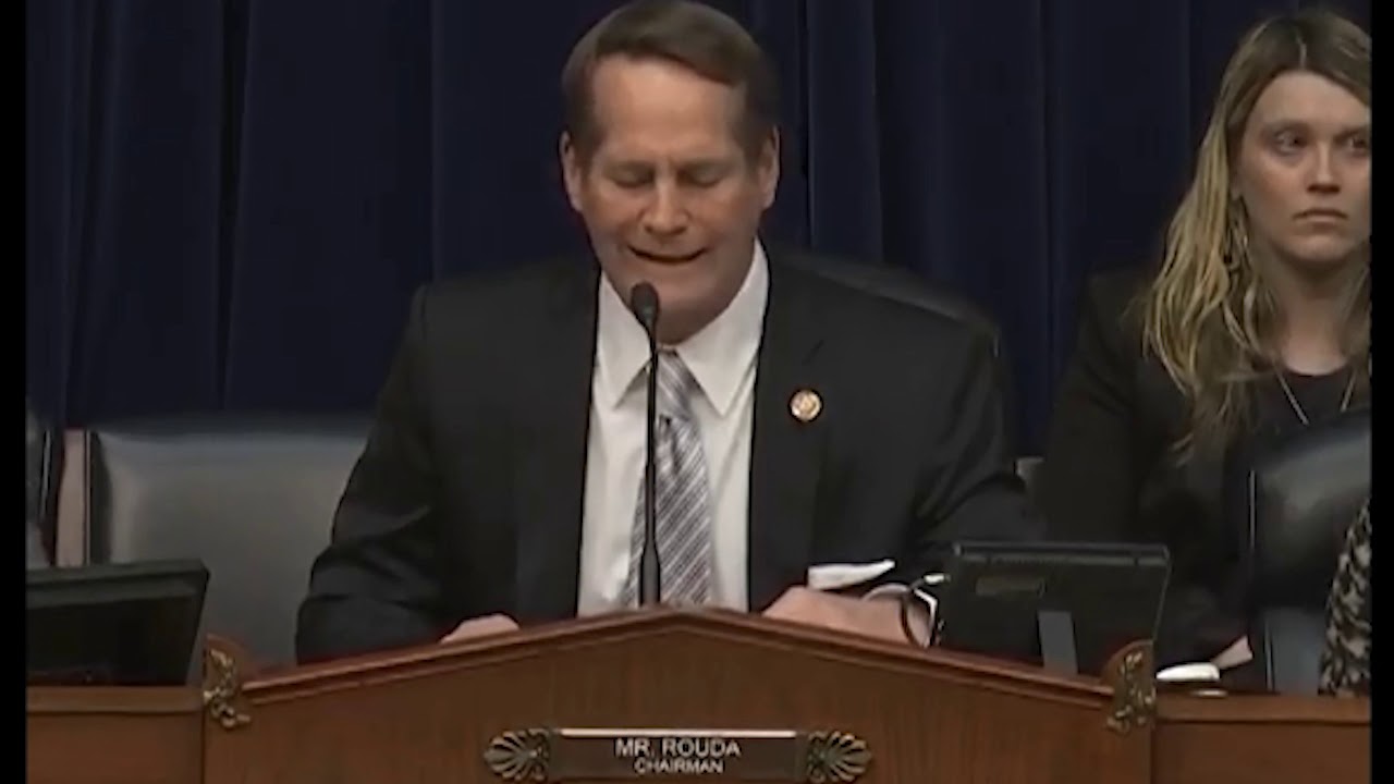 Rep. Rouda Opening: Subcommittee on Environment Hearing on PFAS ...