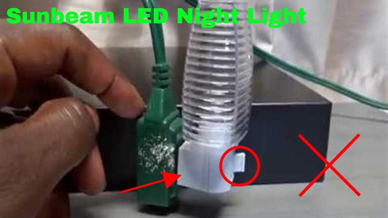 How To Use Sunbeam LED Night Light Review - YouTube