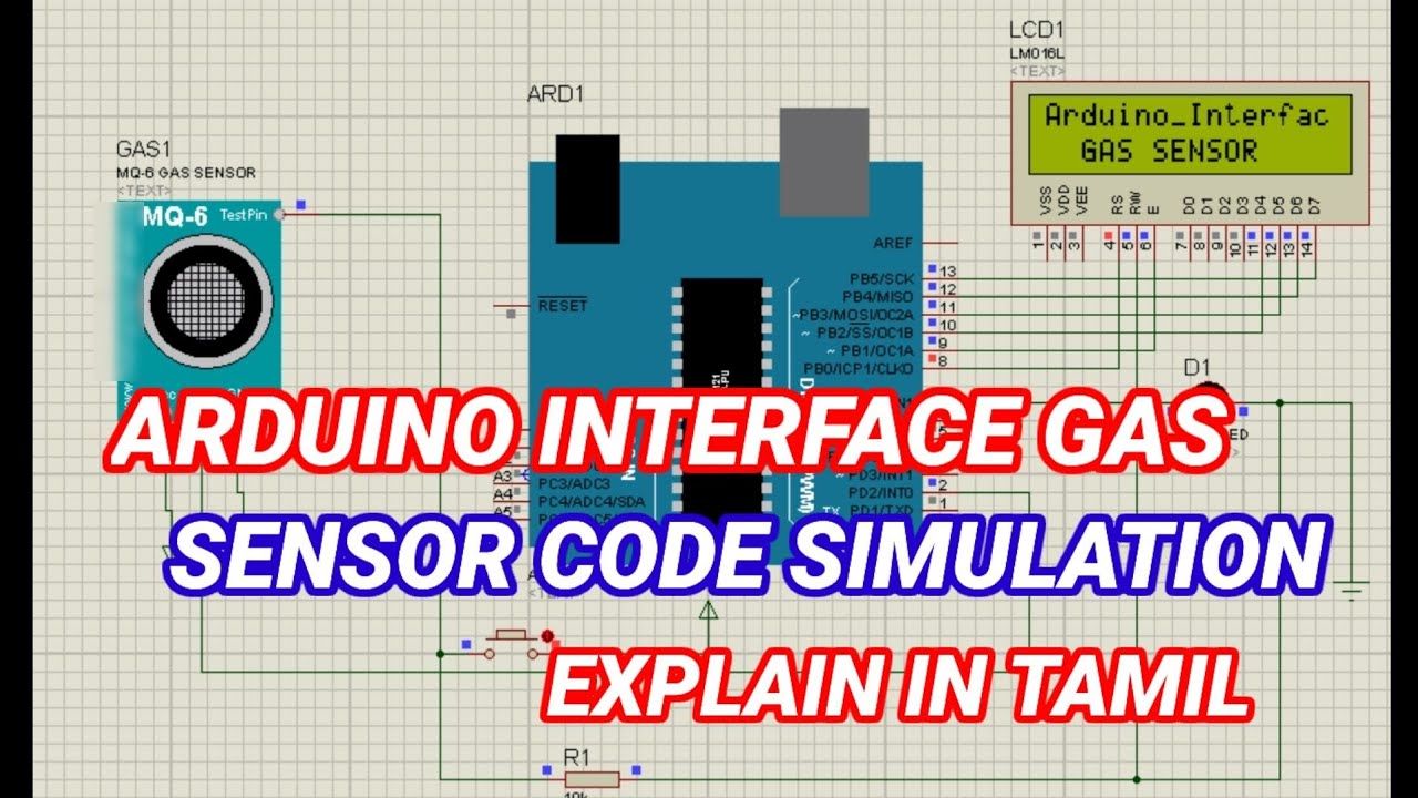 9 Arduino Interface Mq6 Gas Sensor Code And Simulation Explain In 6663