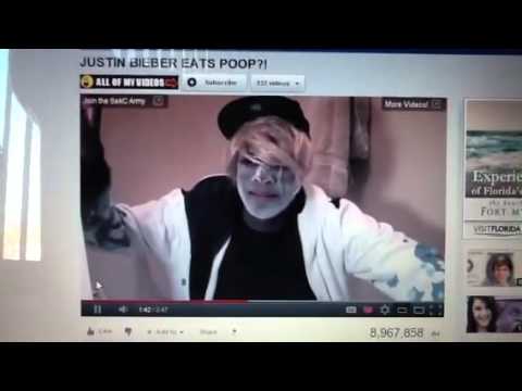 Justin biebers poop2?!? - YouTube