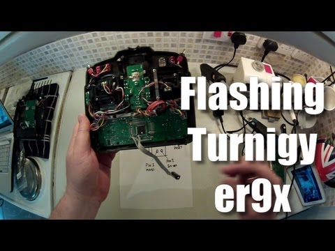Turnigy 9x to er9x solder connections and flash install via USBasp ...
