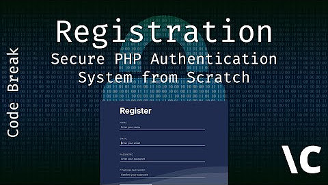 Secure PHP Authentication System from Scratch - YouTube