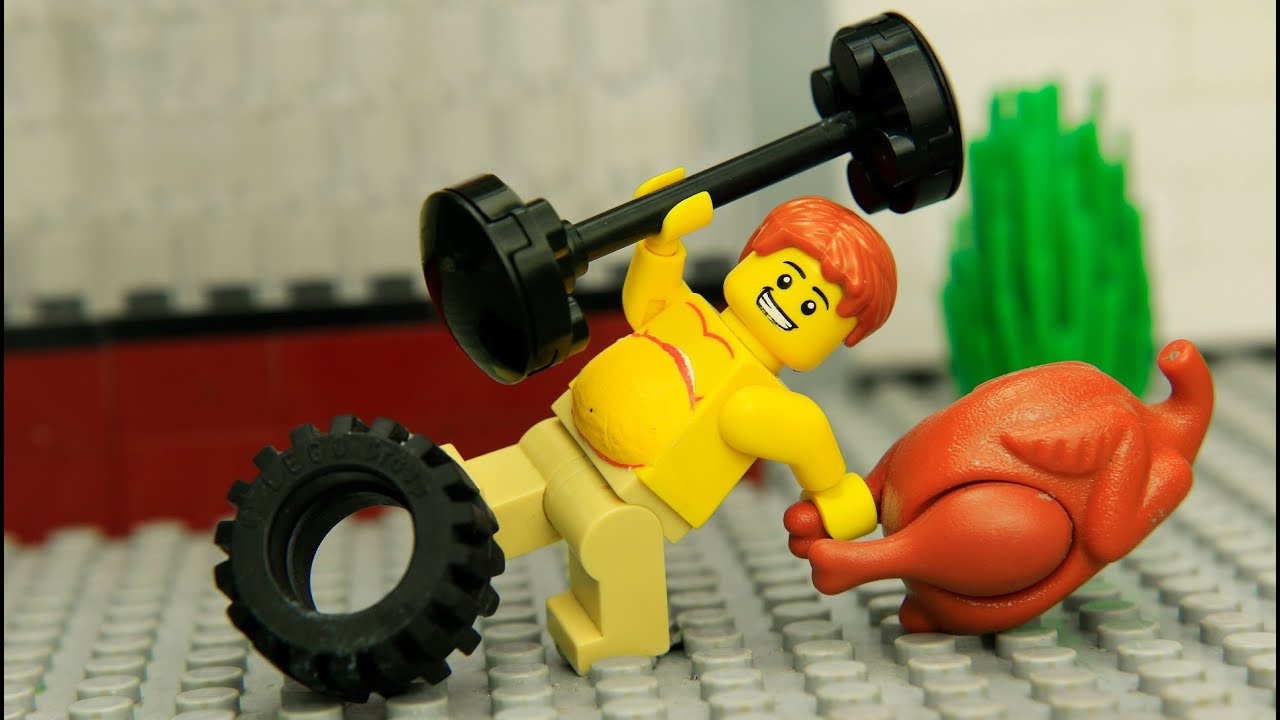 Lego Fat Man Body Building Fail - YouTube