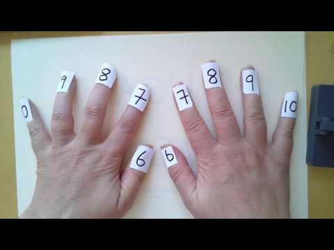 Multiplication on my fingers - 6, 7, 8, 9 and 10 times tables - YouTube