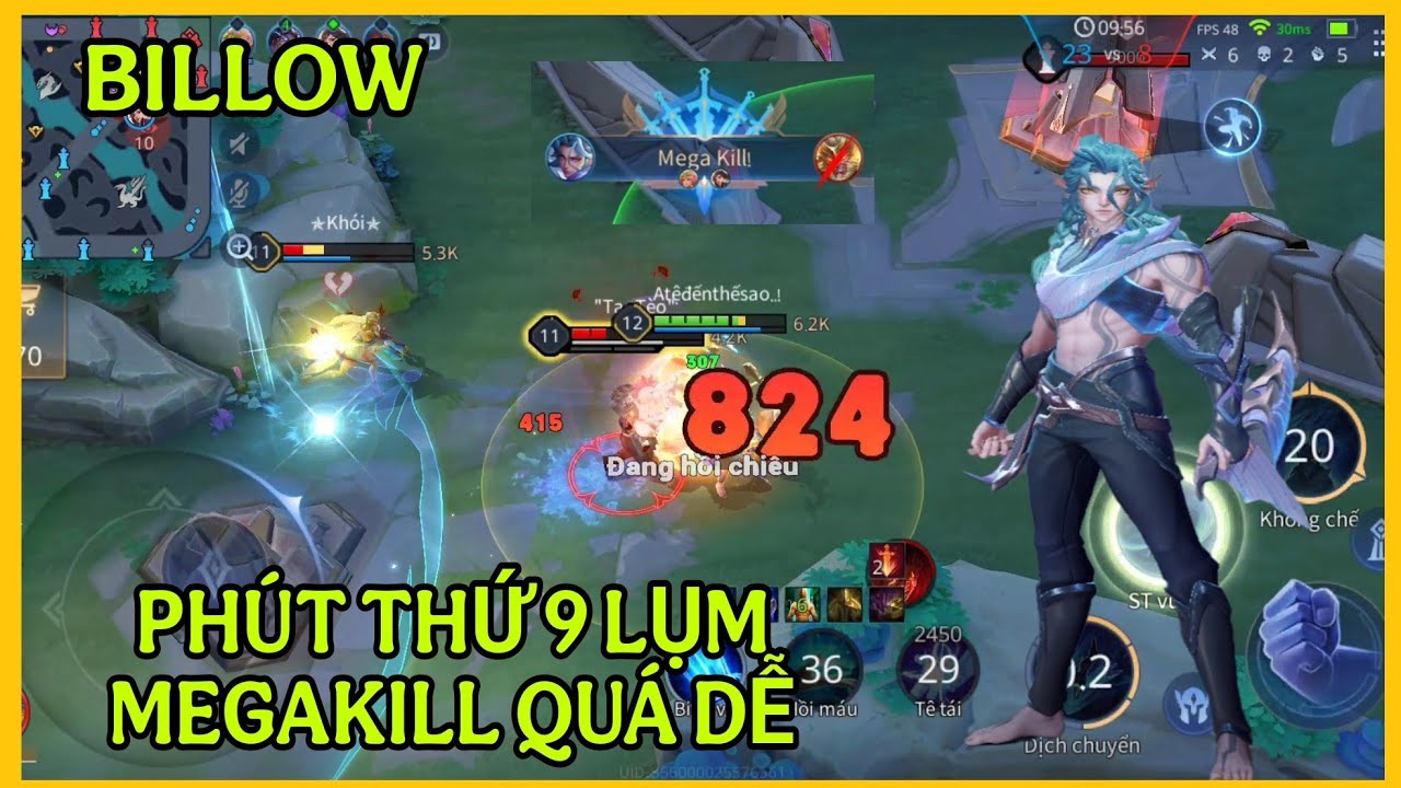 [ LIÊN QUÂN ] Billow Bất Ngờ Cuối Game Ông Trùm Cao Thủ Gánh Team ...