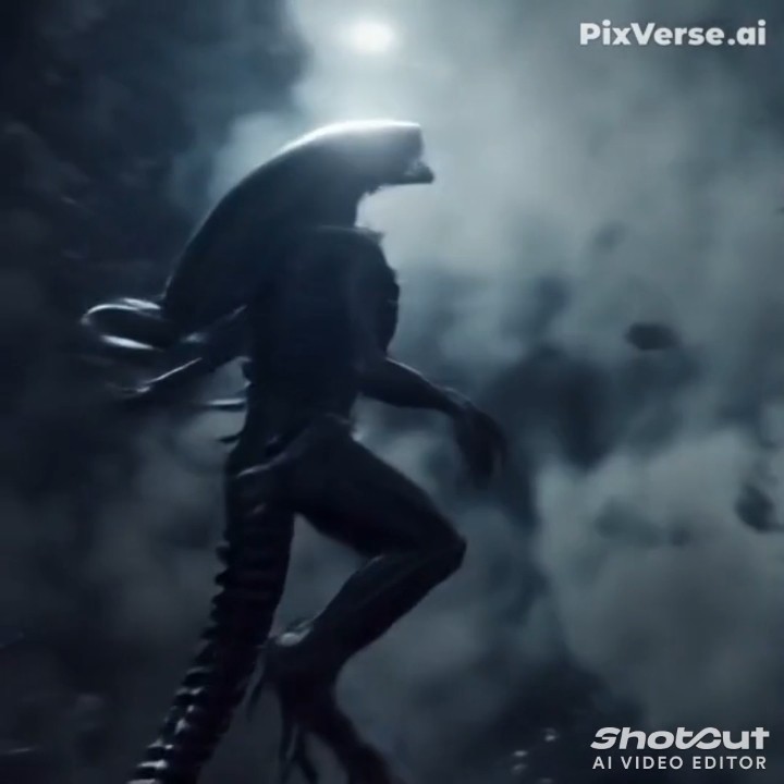 "ALIEN MOON" #alien #scifi #pixverse #shotcut - YouTube
