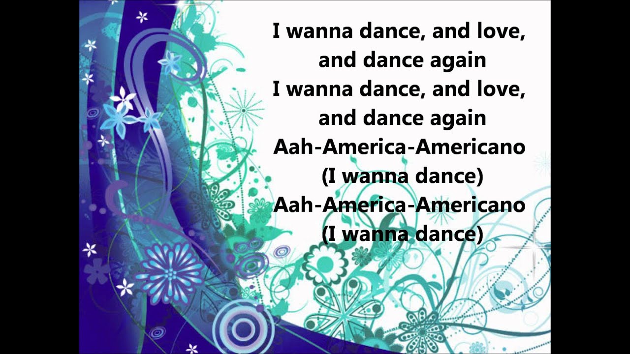 Glee Dance Again / Americano with Lyrics - YouTube
