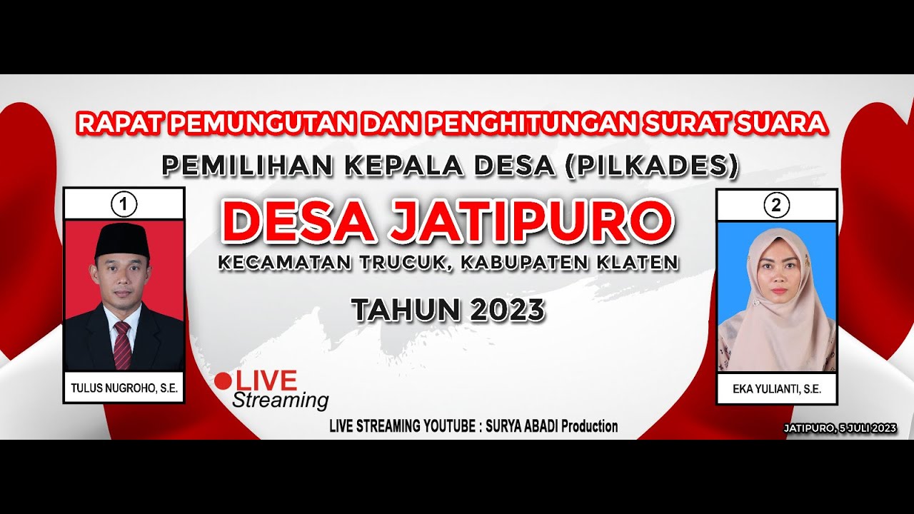 Rapat Pemungutan dan Penghitungan Surat Suara PilKades Desa Jatipuro ...