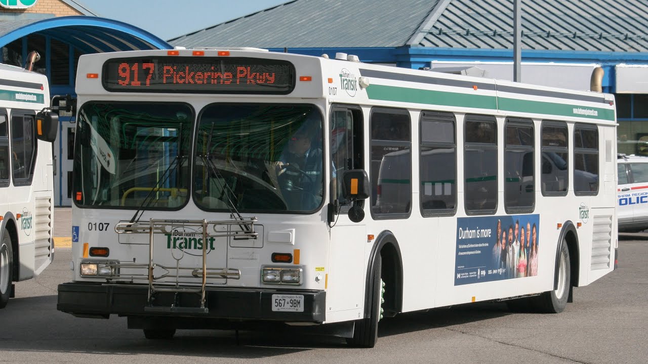 [Ride] Durham Region Transit New Flyer D40LF #0107 (Ex. MiWay #0507 ...