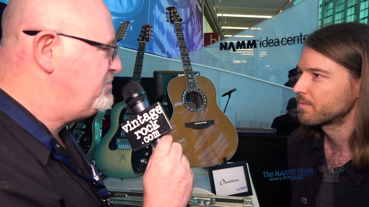 2018 NAMM: Cal Campbell Unveils Father Glen's Ovation Guitar Reissues ...