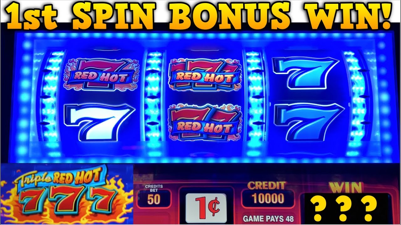 TRIPLE RED HOT SEVENS FIRST SPIN WIN💰 + 2 DOUBLE GOLD SLOTS & DRAGON ...