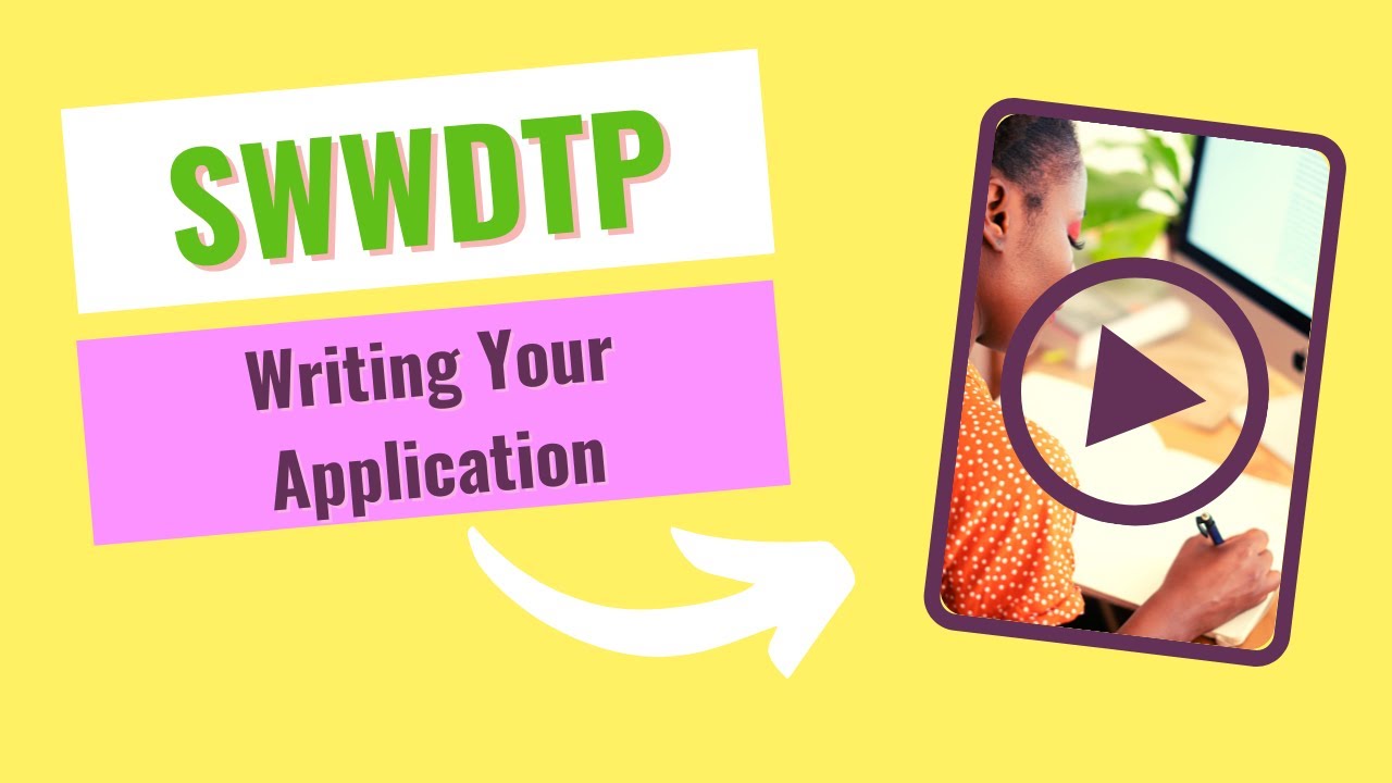Writing your application for an SWW DTP studentship - YouTube