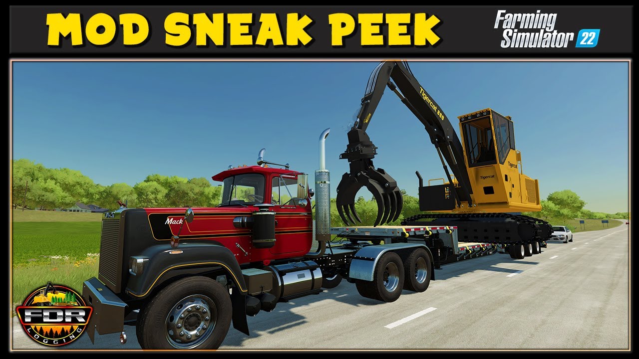 How The Tigercat 880 is Coming Along So Far - Farming Simulator 2022 - FDR Logging - YouTube