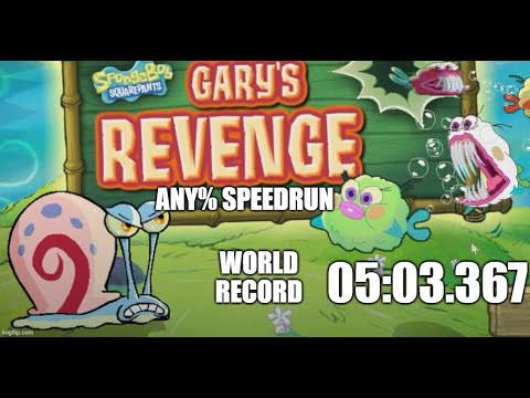 SpongeBob SquarePants: Gary's Revenge Any% Speedrun Former World Record ...