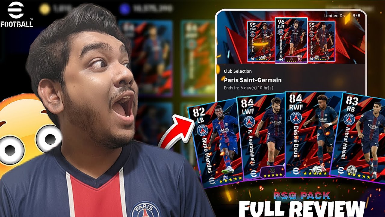 This PSG pack is Good?🤩 Or Bad?😭 Let's see | Full review |Efootball ...