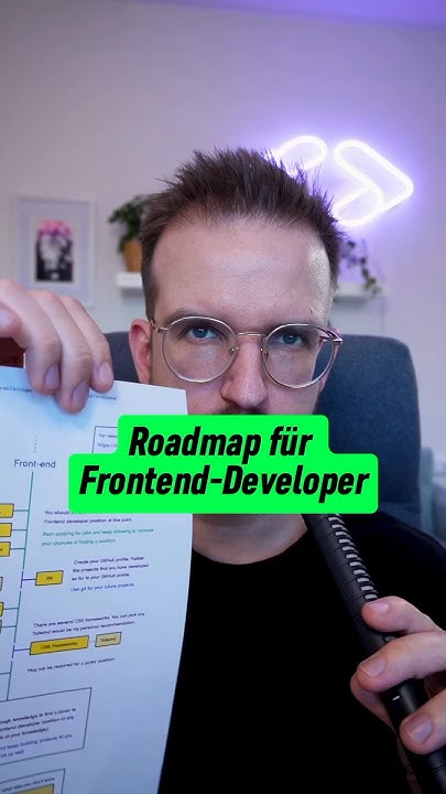 Roadmap Für Frontend Developer Frontenddeveloper Youtube