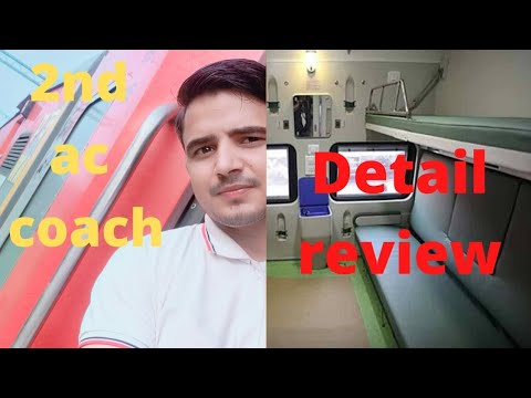 2nd ac coach inside view | 2nd ac train india | 2nd ac coach | hisar to ...