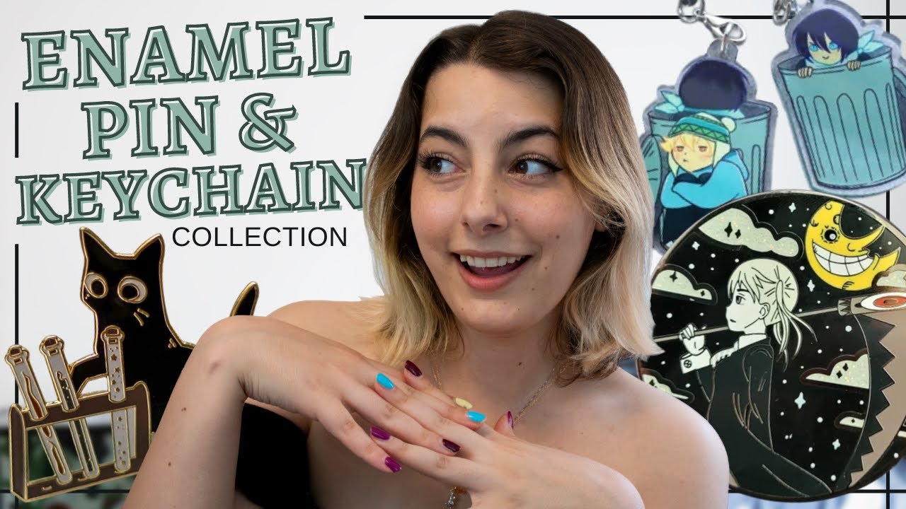 My Anime Enamel Pin & Keychain Collection - YouTube