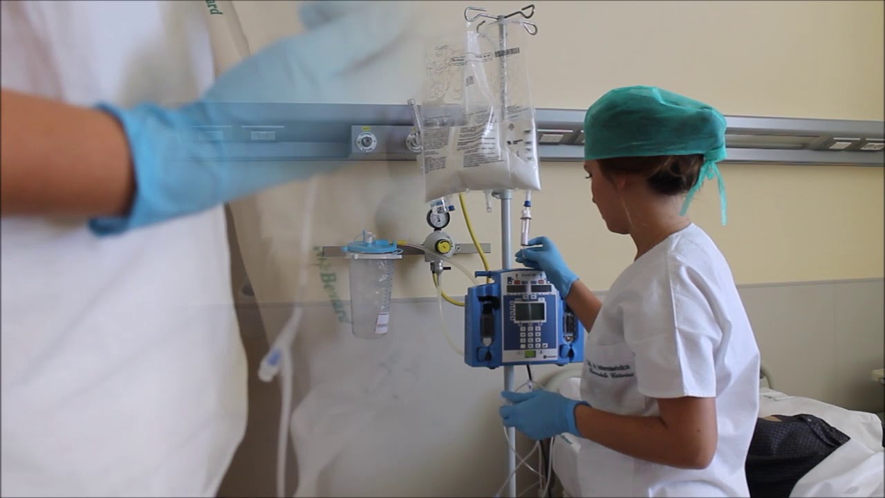 POMPA VOLUMETRICA : UTILIZZO - Infermieristica Miulli - YouTube
