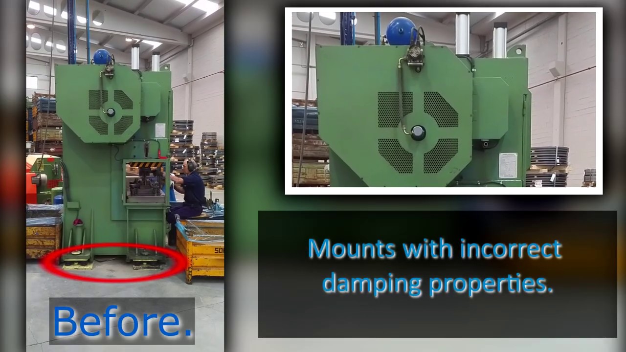 Anti-seismic mounts in application - YouTube
