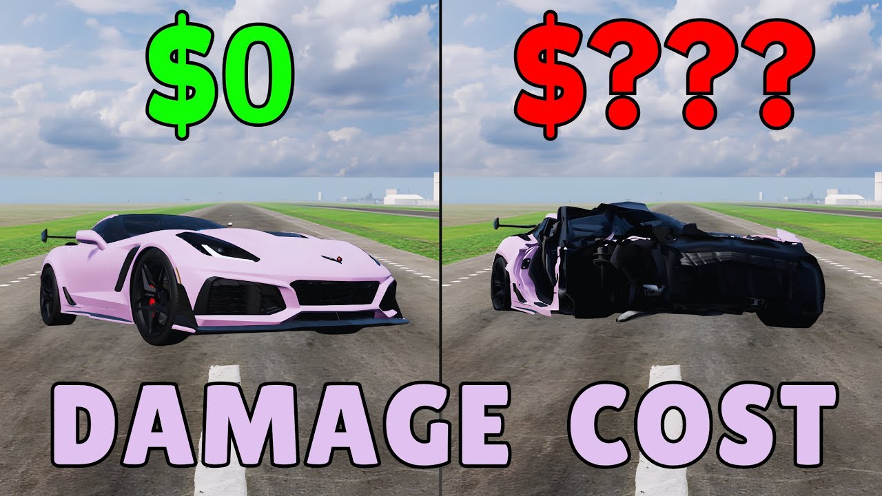 Realistic Crashes BeamNG Drive Damage Cost #31 | Epic Wallet Survival ...